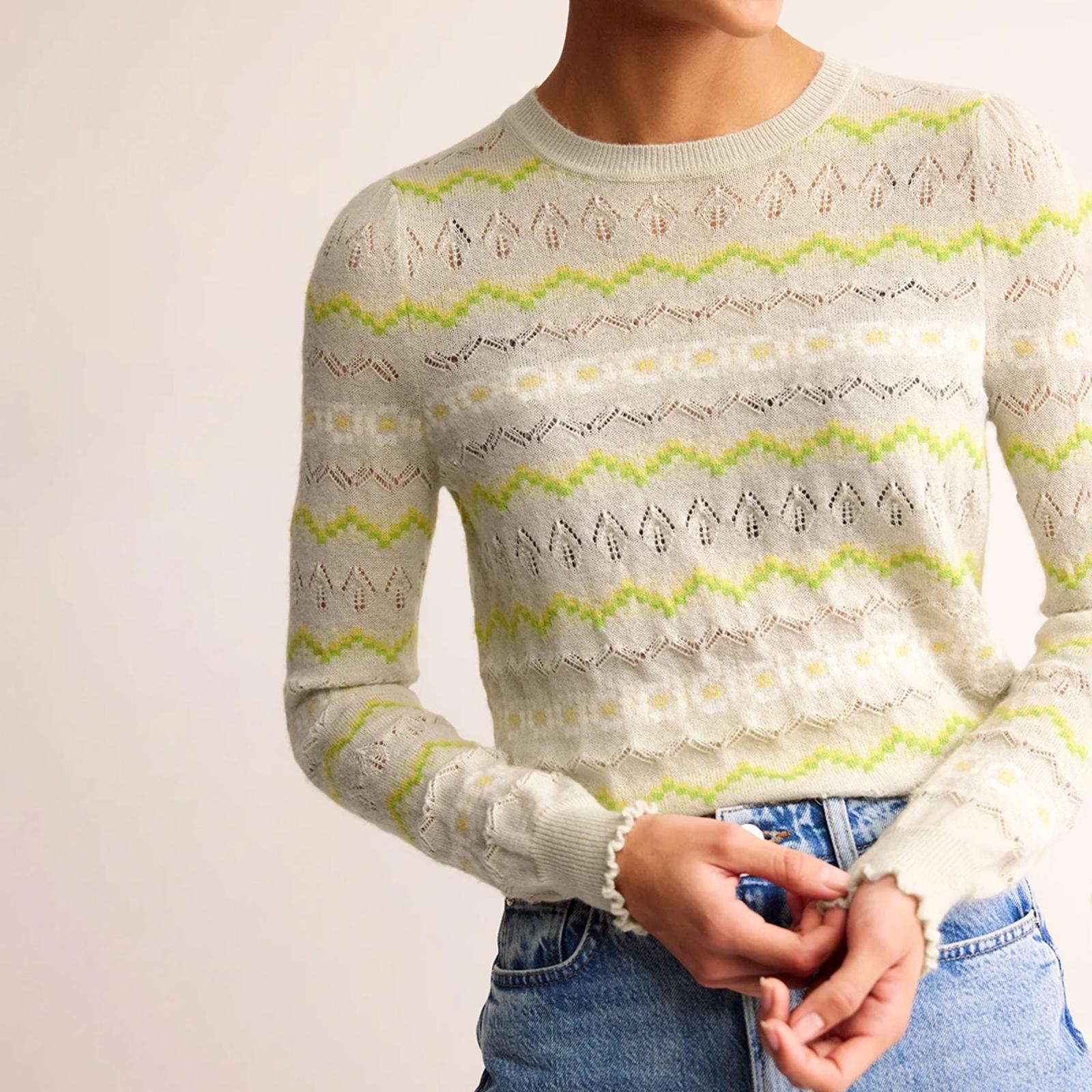 Cream Mohair Wool Jumper - BrandAlley