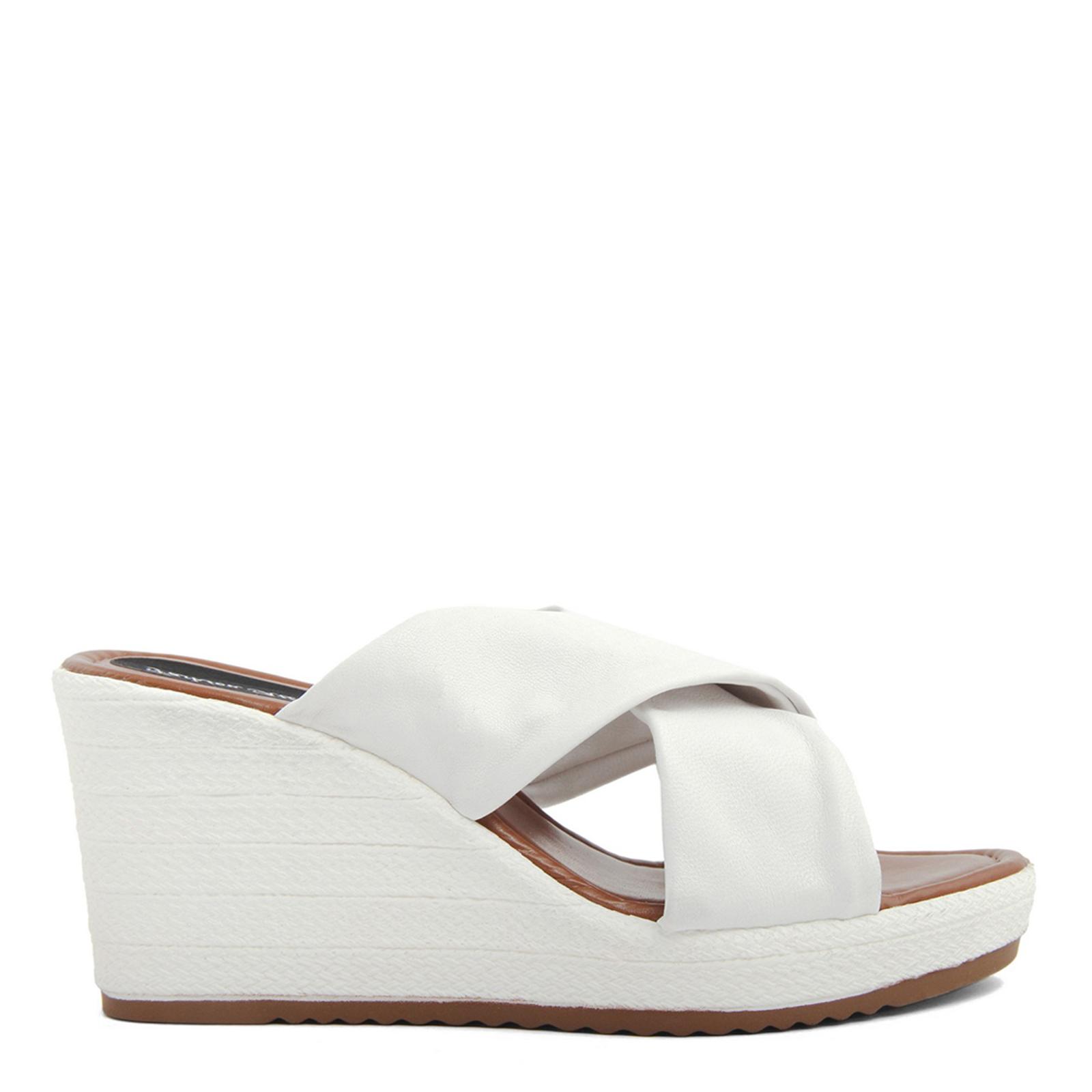 White Platform Sandal - BrandAlley