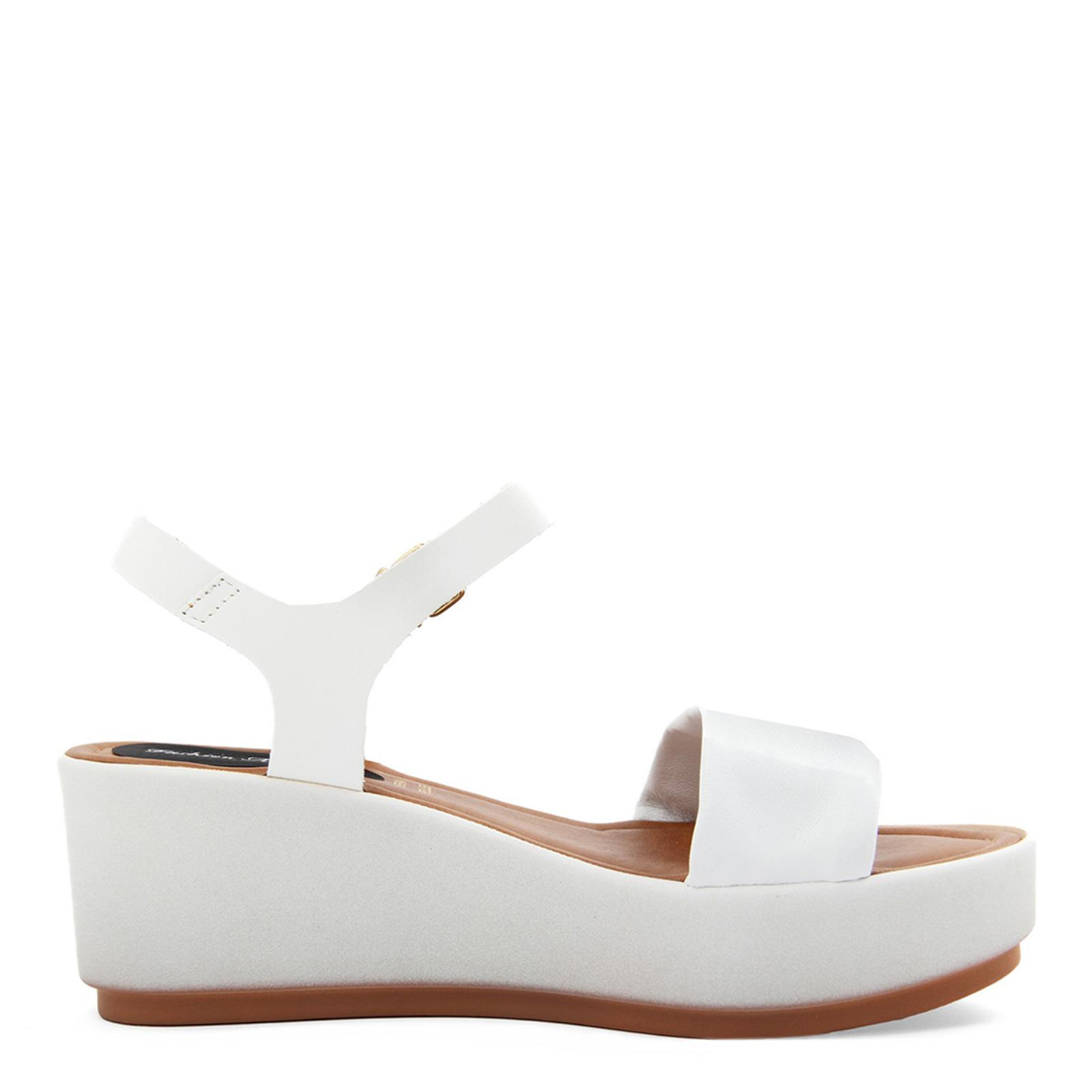 White Platform Sandal - BrandAlley