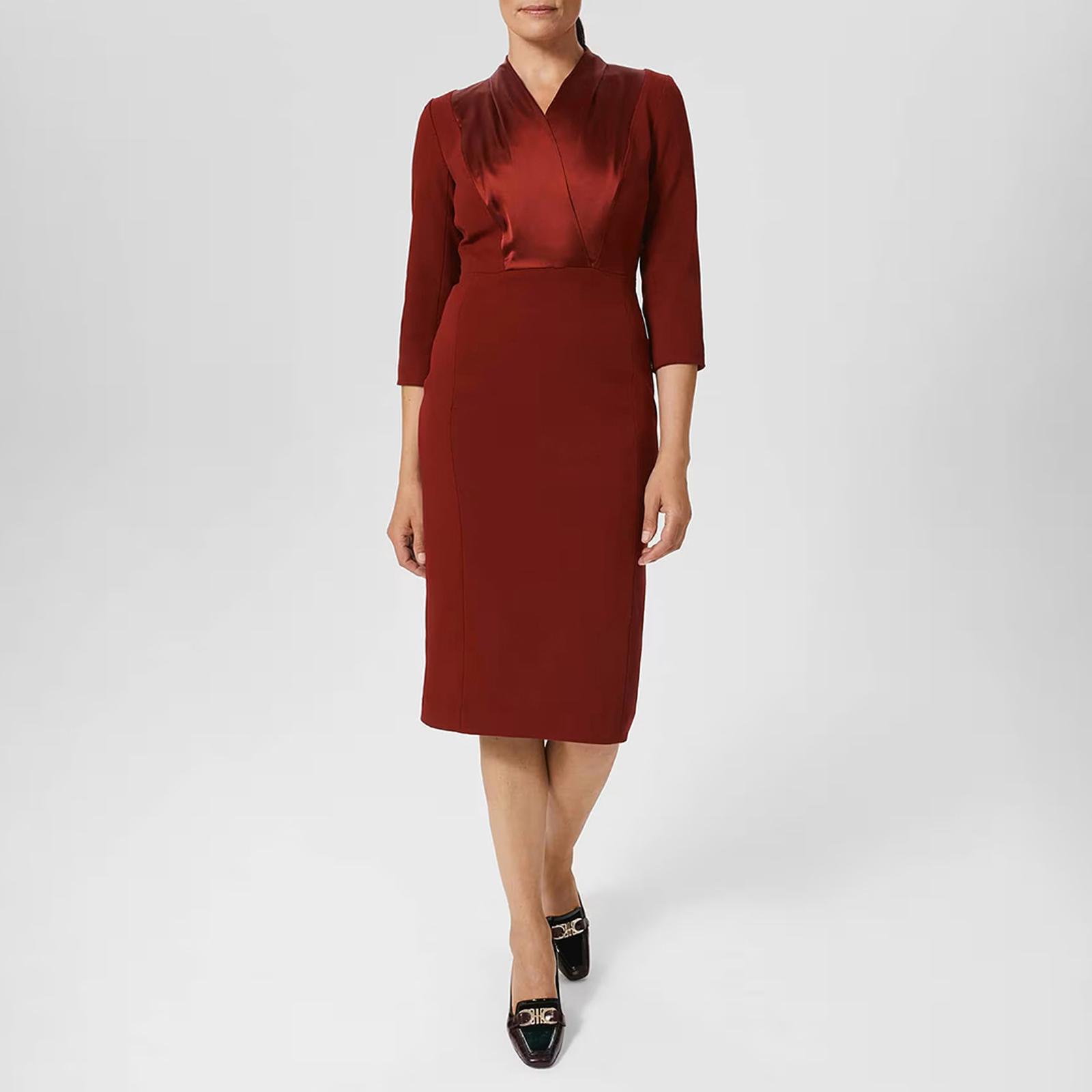 Deep Red Alisa Dress - BrandAlley