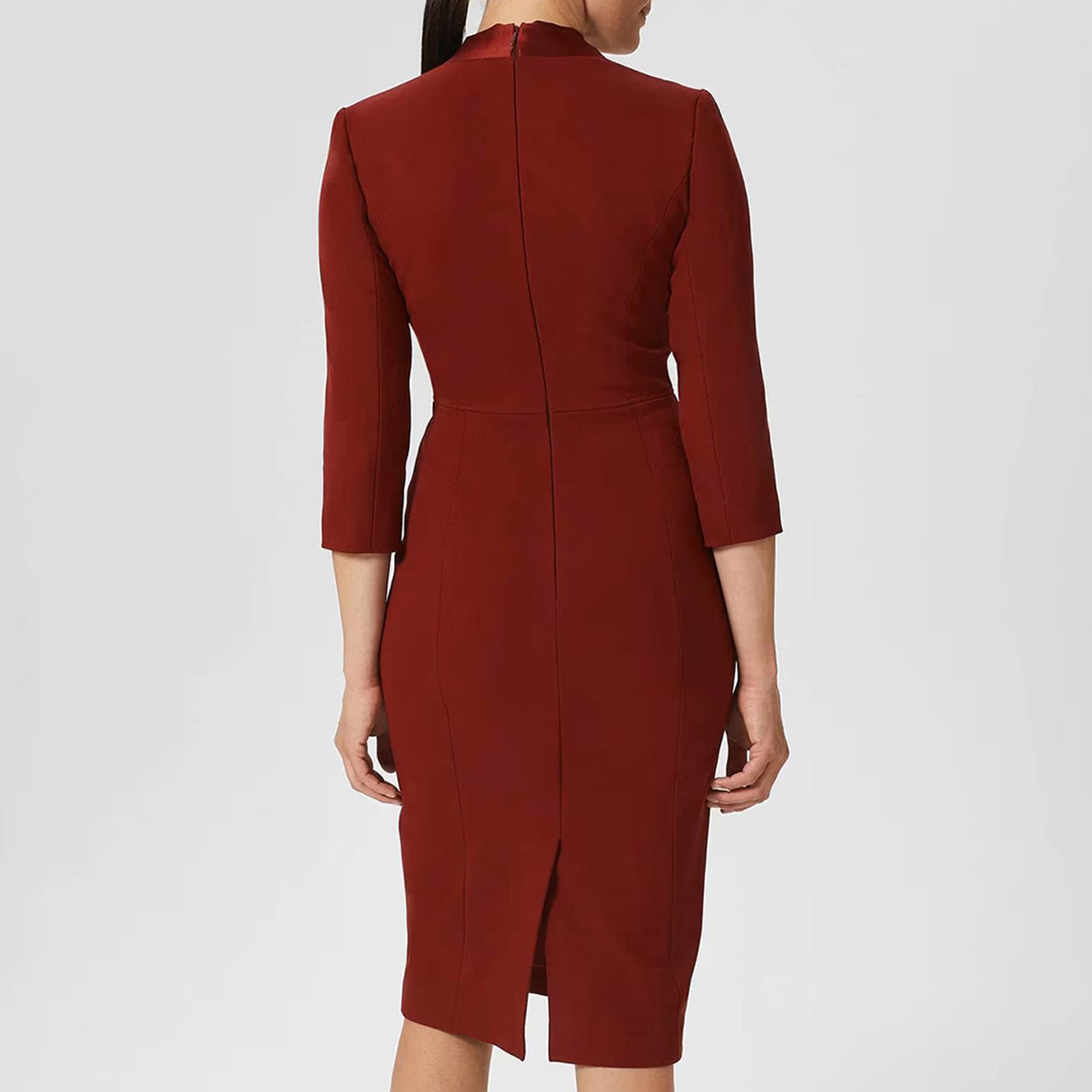 Deep Red Alisa Dress - BrandAlley