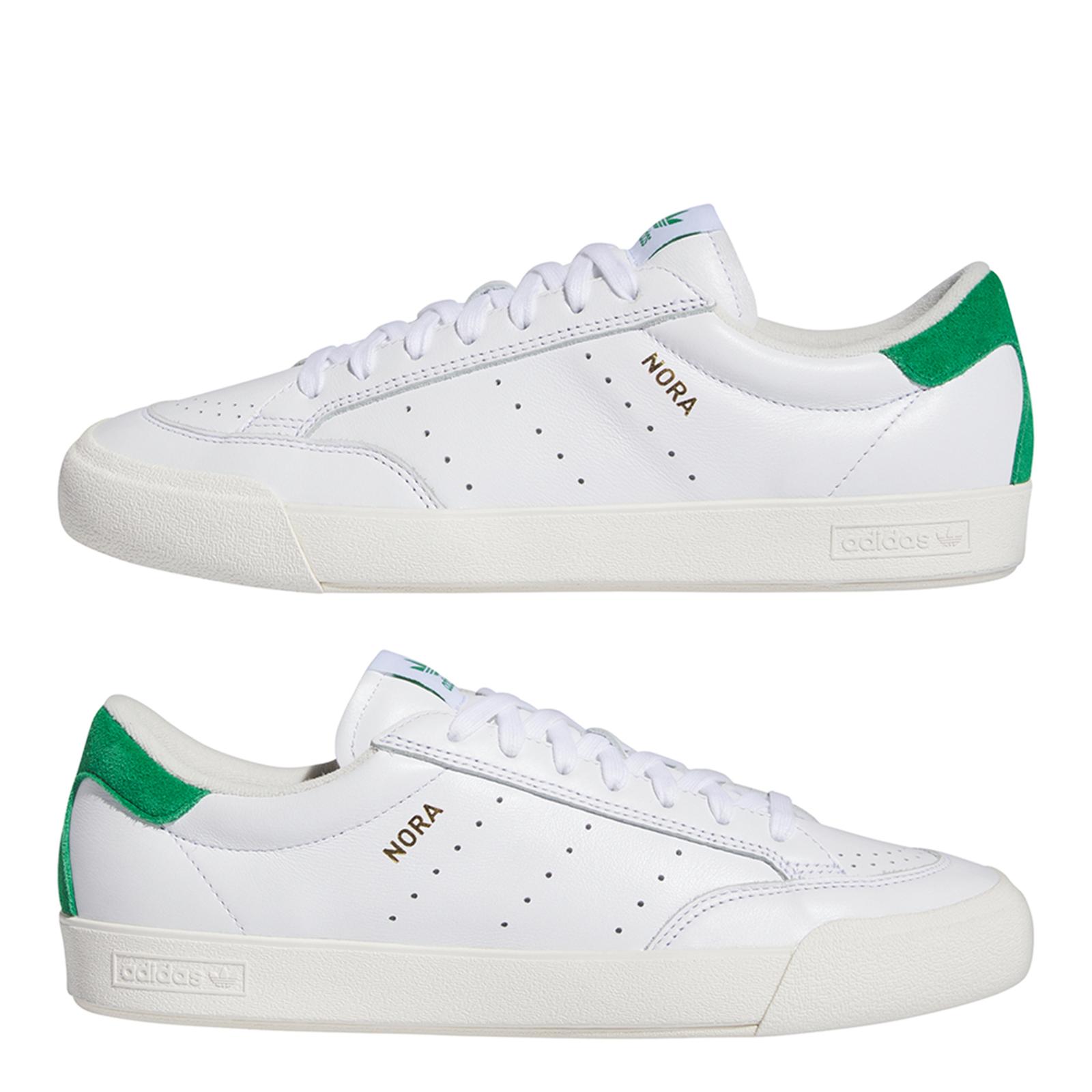 Unisex White Adidas Orginals Nora Trainers - Shoes - Men - BrandAlley