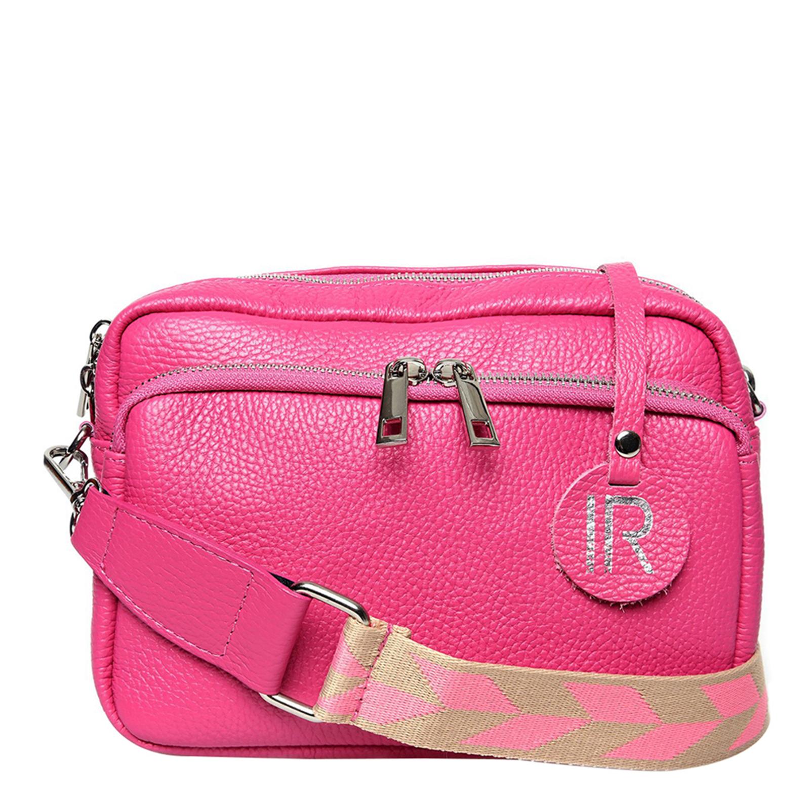 Pink Leather Crossbody Bag - BrandAlley