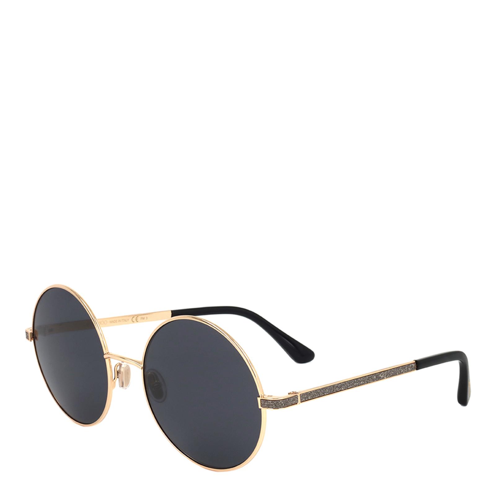 Black Lense Gold Sunglasses 57mm - BrandAlley