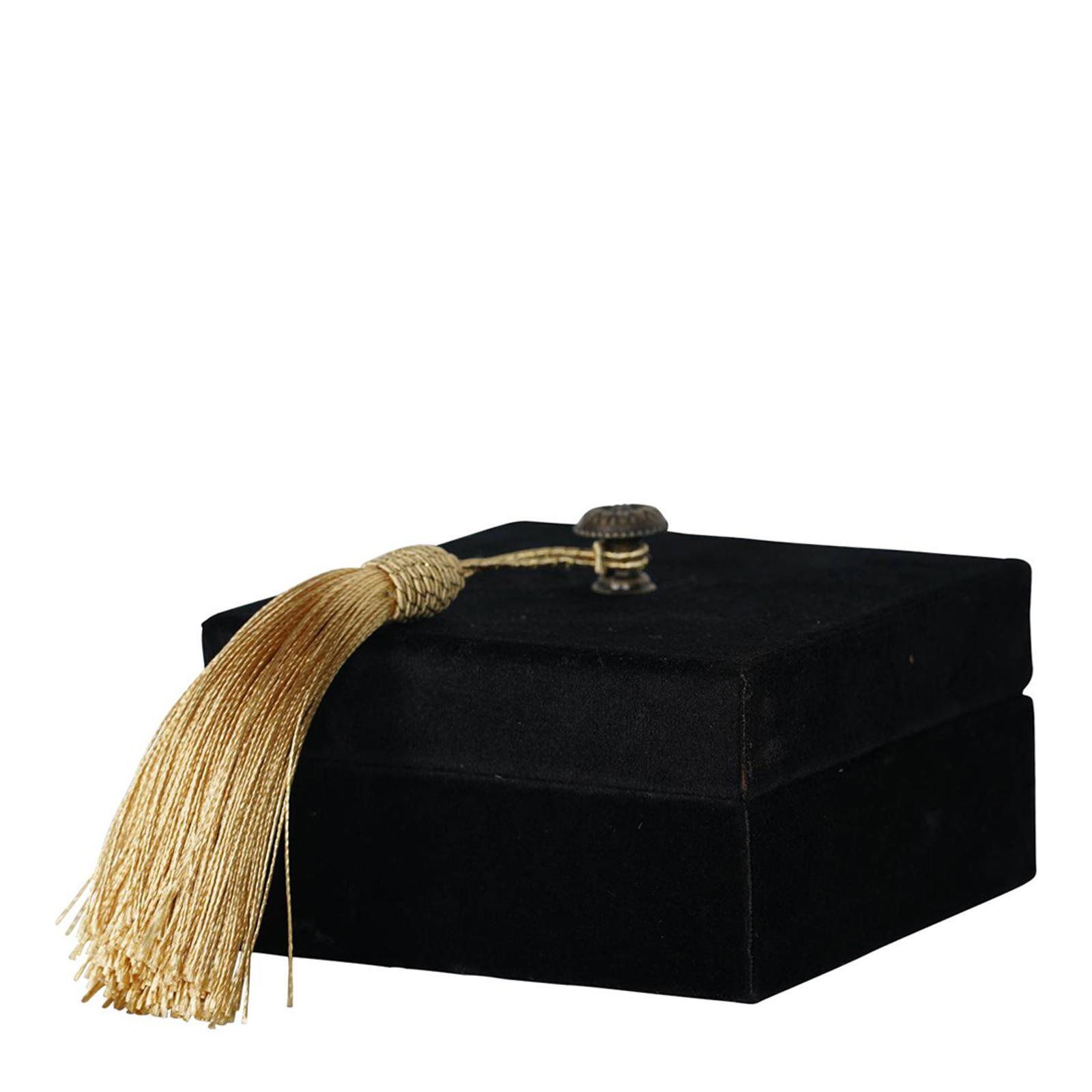 Black Velvet Decorative Box - BrandAlley