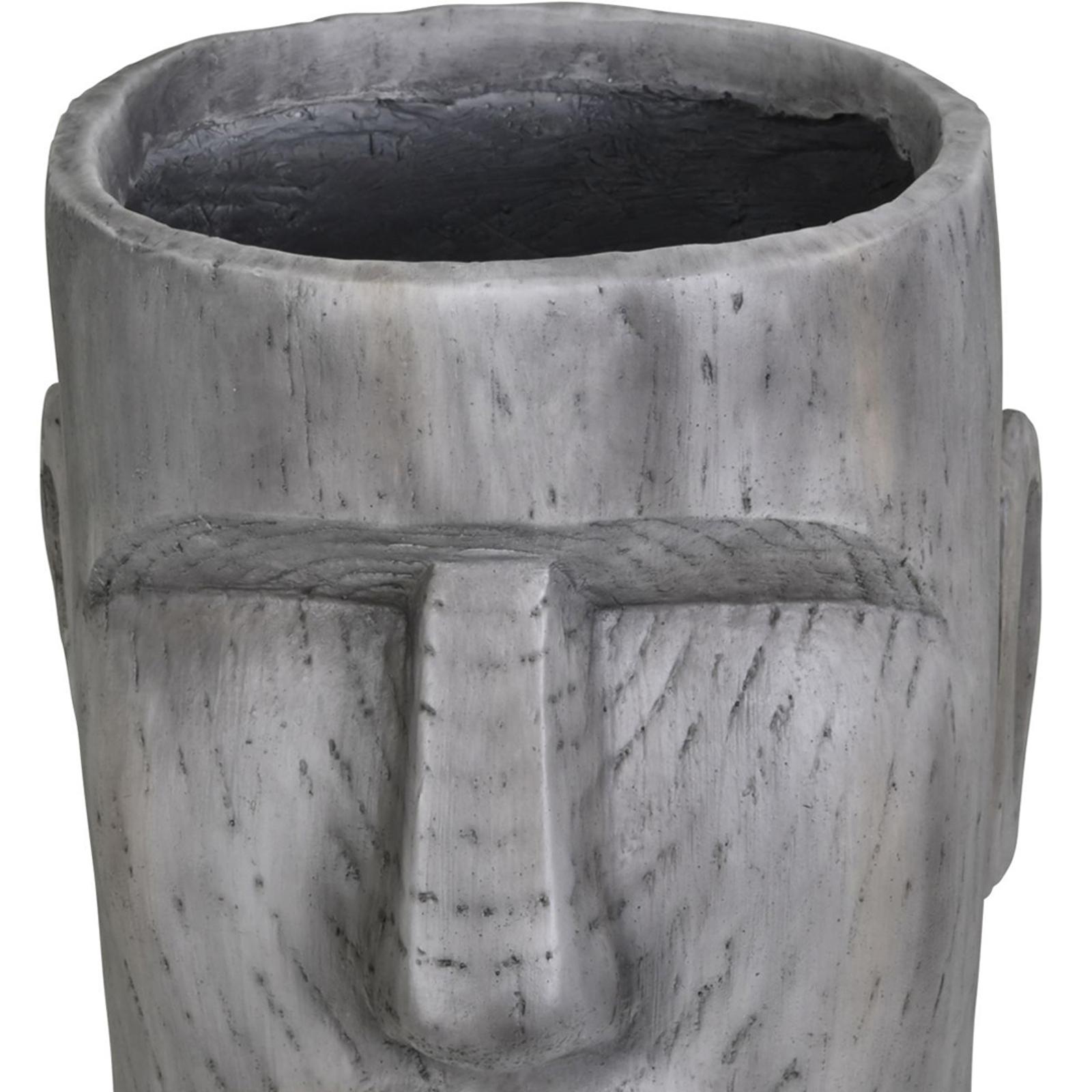 Easter Island Head Planter Small 36x35x42cm - BrandAlley