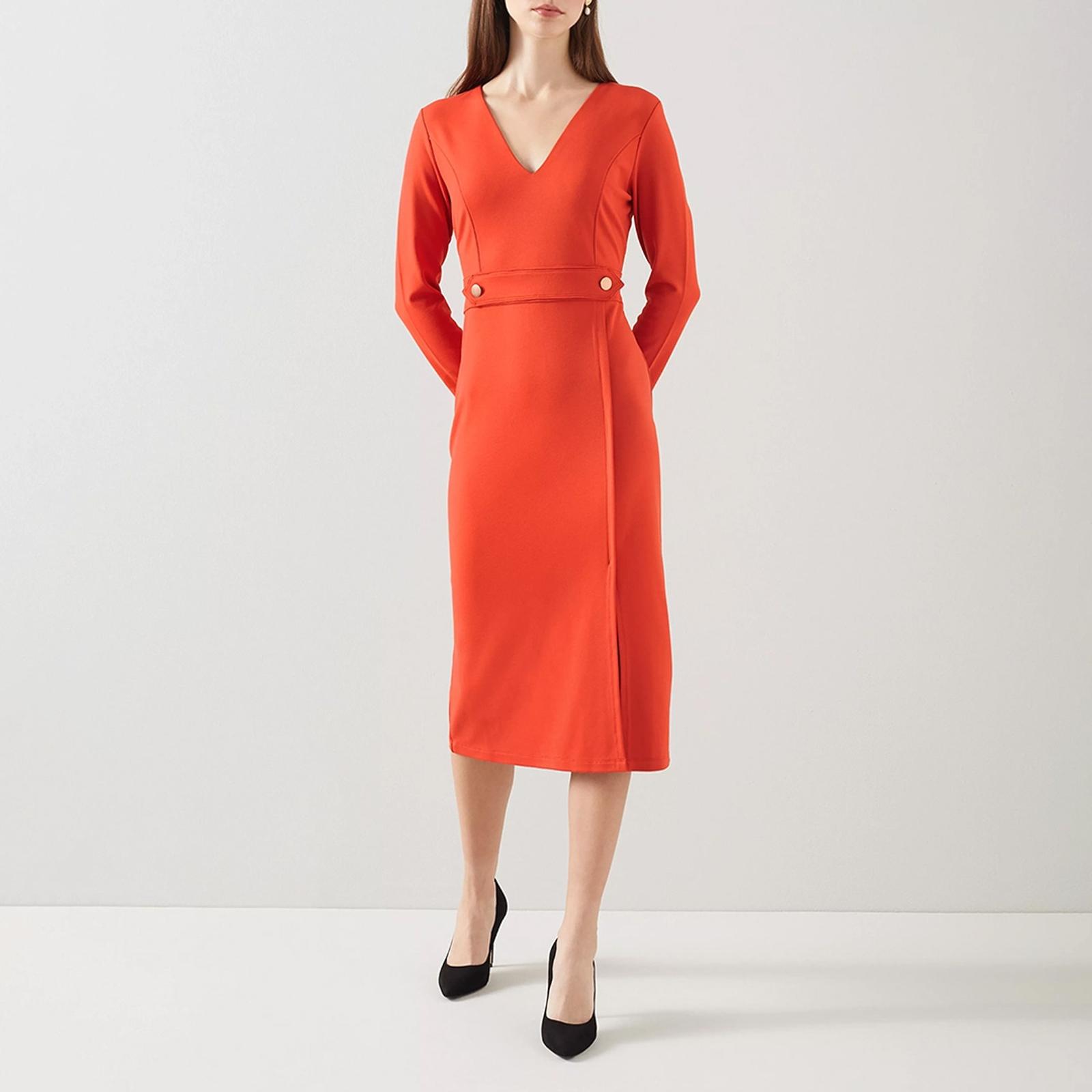 Orange Sarah Dress - BrandAlley