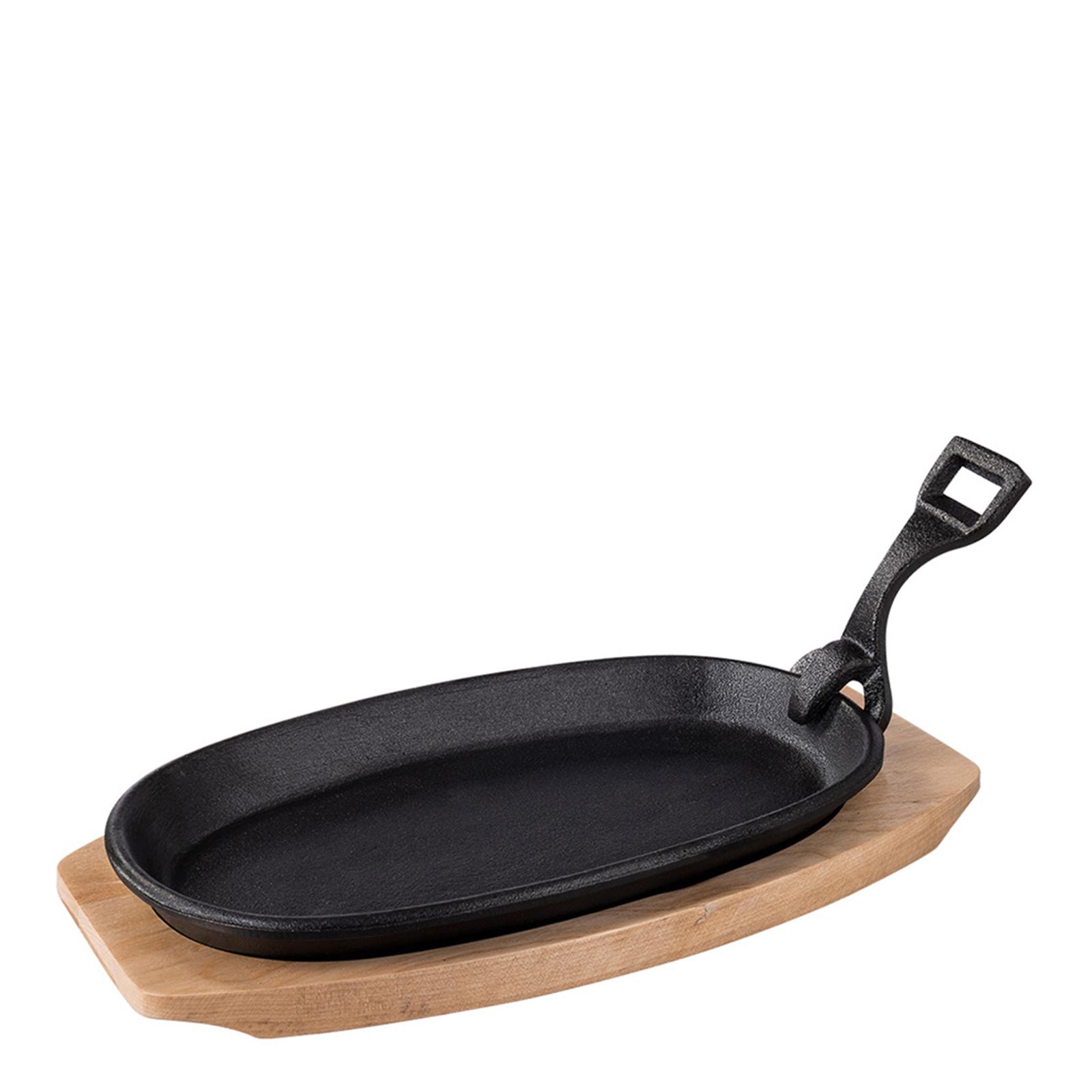 Cast Iron Pre-Seasoned Sizzle Plate, 24cm - BrandAlley