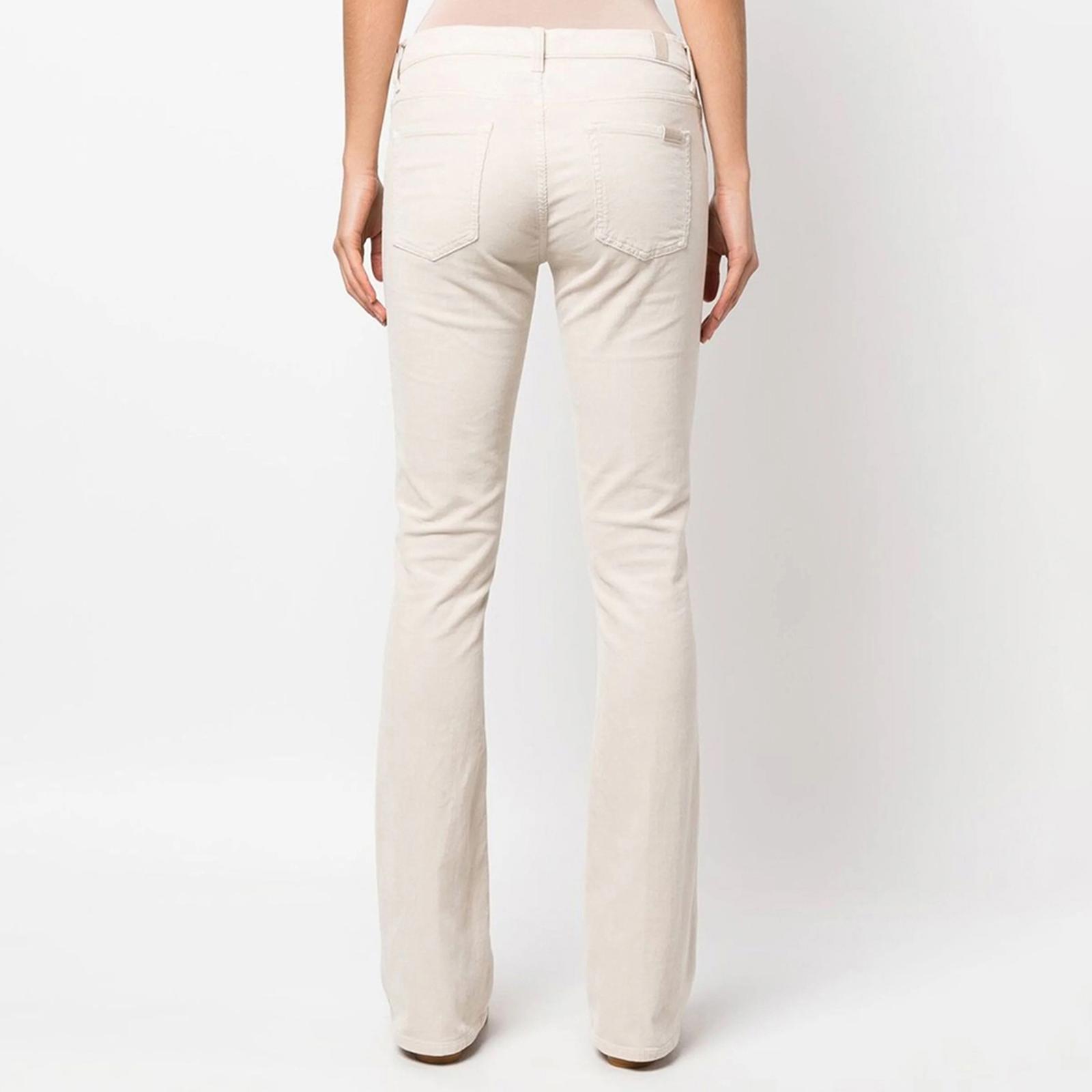 Cream Bootcut Stretch Jeans - BrandAlley