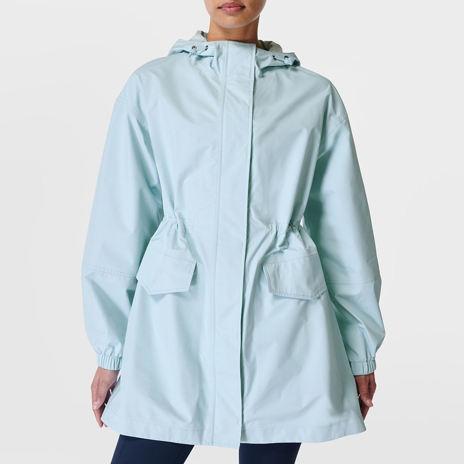 Ice Blue Wave Waterproof Parka - BrandAlley