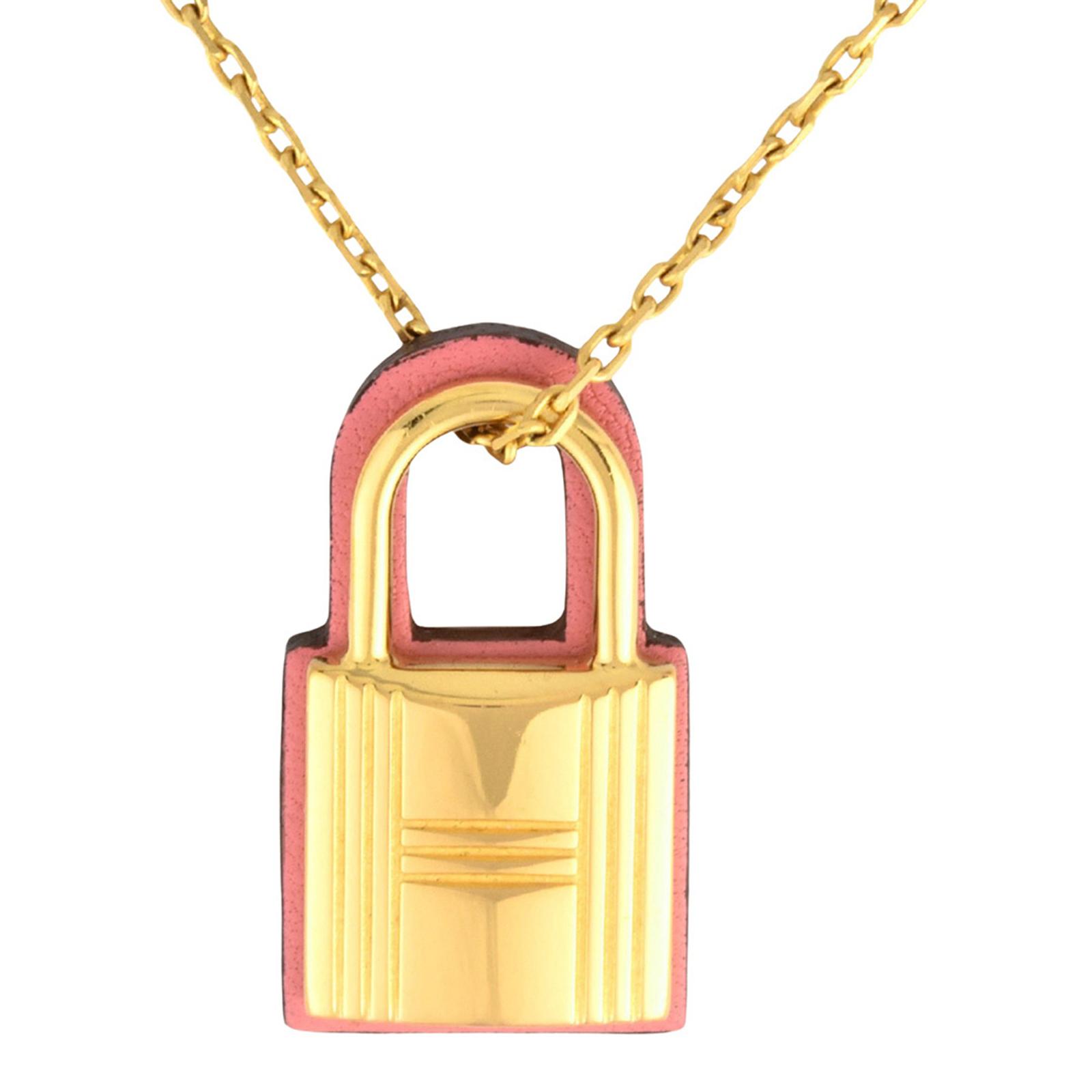 Gold Hermes Kelly Necklace - AB - BrandAlley
