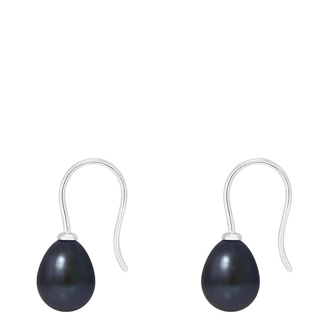 Black Pearl Drop Earrings - BrandAlley