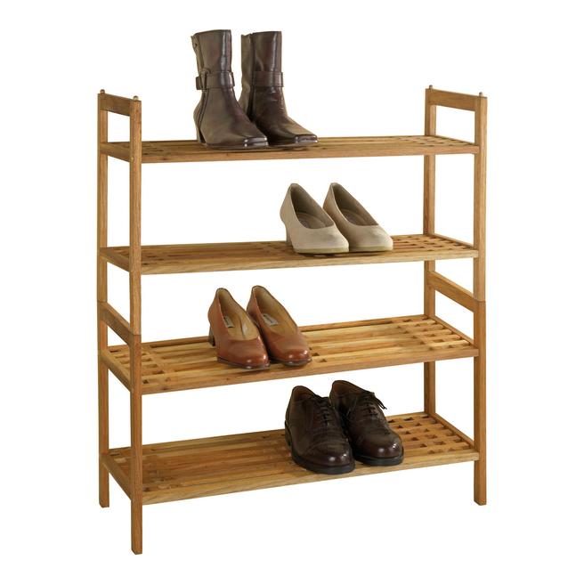 Shoe Rack Norway 2 Shelves, Stackable - BrandAlley