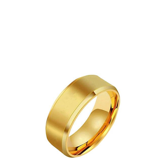 18K Gold Plated Band Ring - BrandAlley