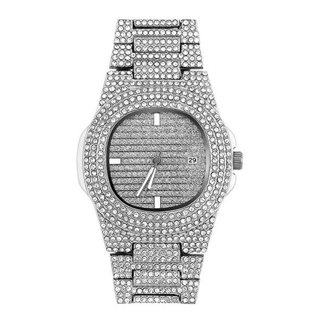 Silver Cubic Zirconia Watch - BrandAlley