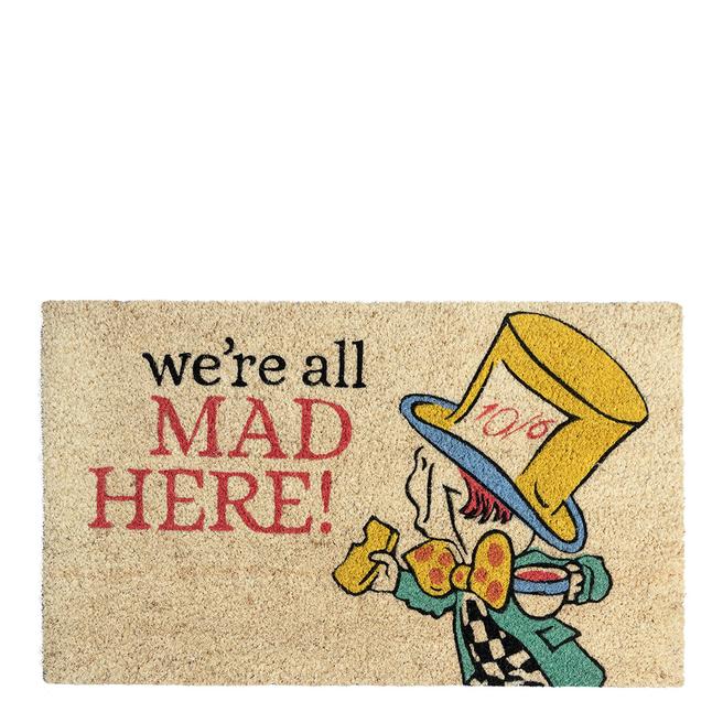 Victoria and Albert Museum Mad Hatter Coir Doormat - BrandAlley