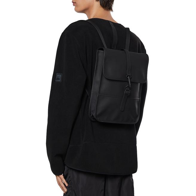 Black Unisex Waterproof Backpack Micro - BrandAlley