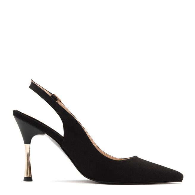 Black Sling-back Heel - BrandAlley