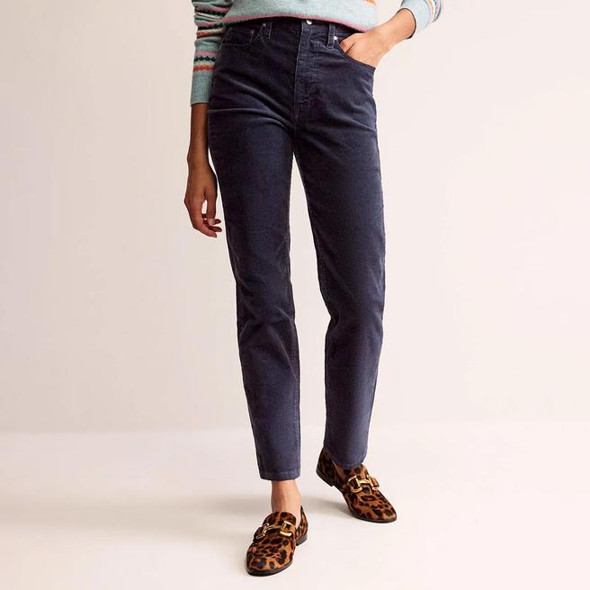 Navy Cord Slim Jeans - BrandAlley