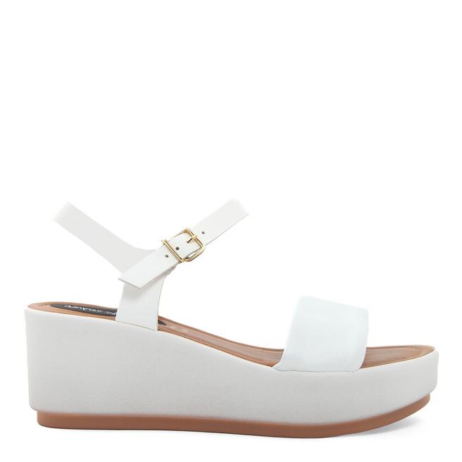 White Platform Sandal - BrandAlley
