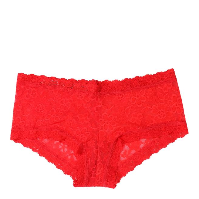 Red Daily Lace Boyshort Brief - BrandAlley