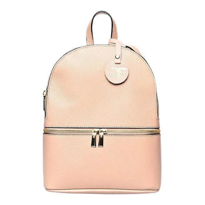 Pink Leather Backpack - BrandAlley