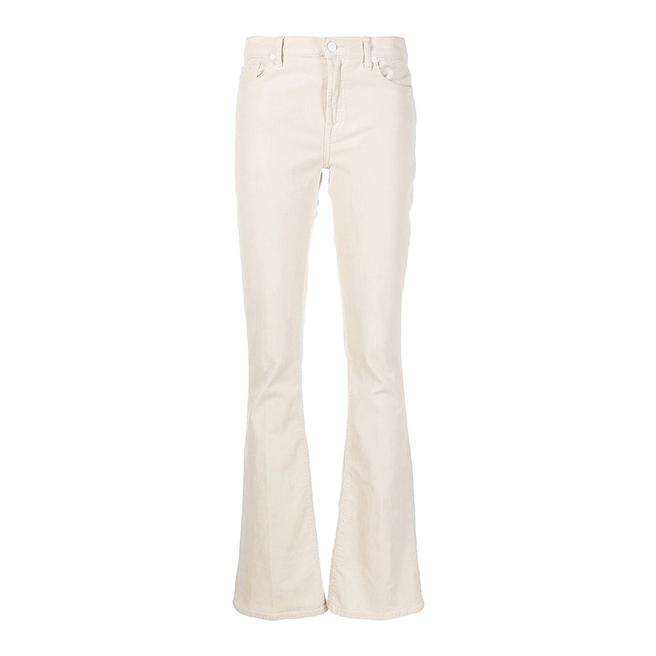 Cream Bootcut Stretch Jeans - BrandAlley