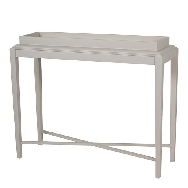 Laura Ashley Dove Grey Northall Console Table - BrandAlley